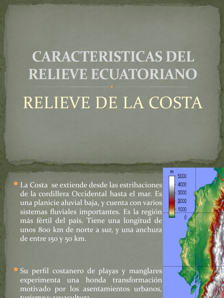 Caracteristicas Del Relieve Ecuatoriano