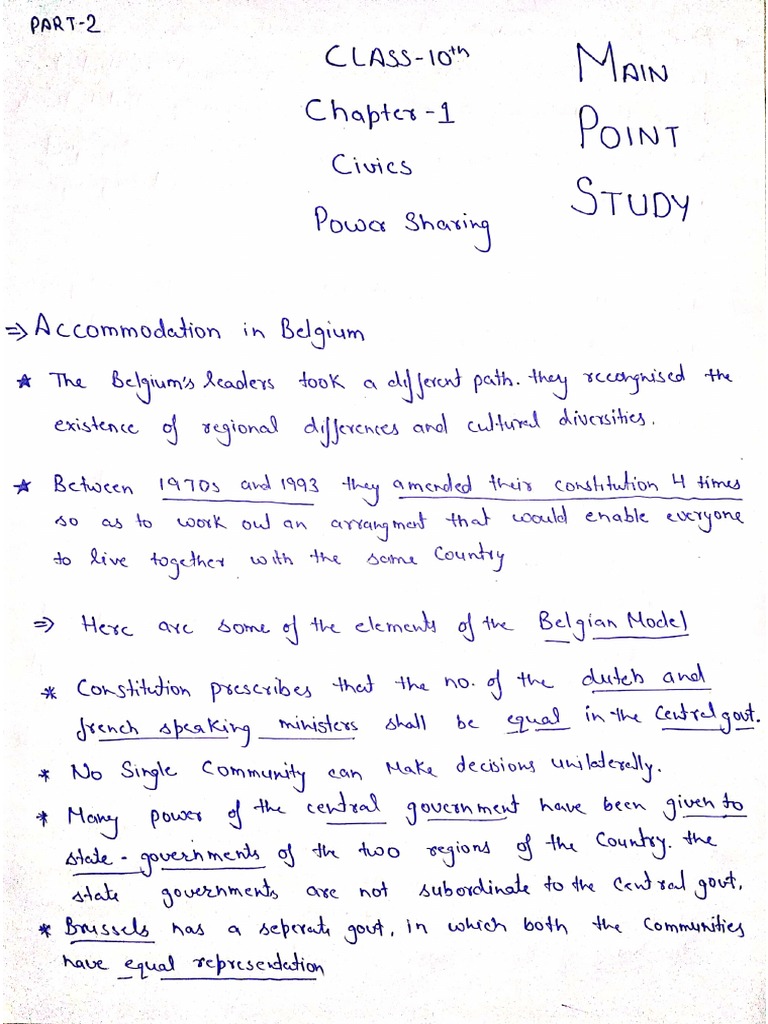 Chapter 1 Class 10 TH Civics English Part 2 | PDF