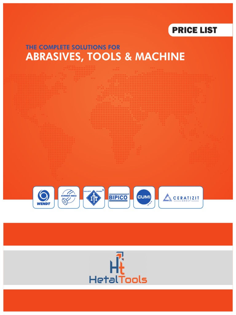 Hetal Tools Price List | PDF | Drill | Materials