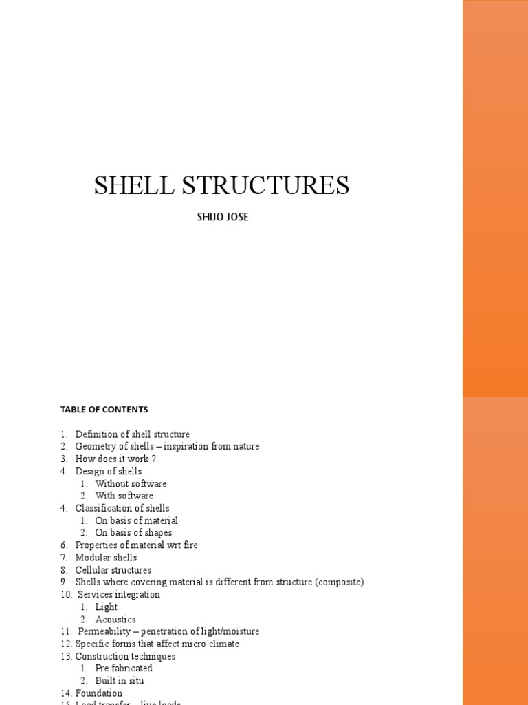 Shell Structures: Design and Materials | PDF | Curvature | Building ...