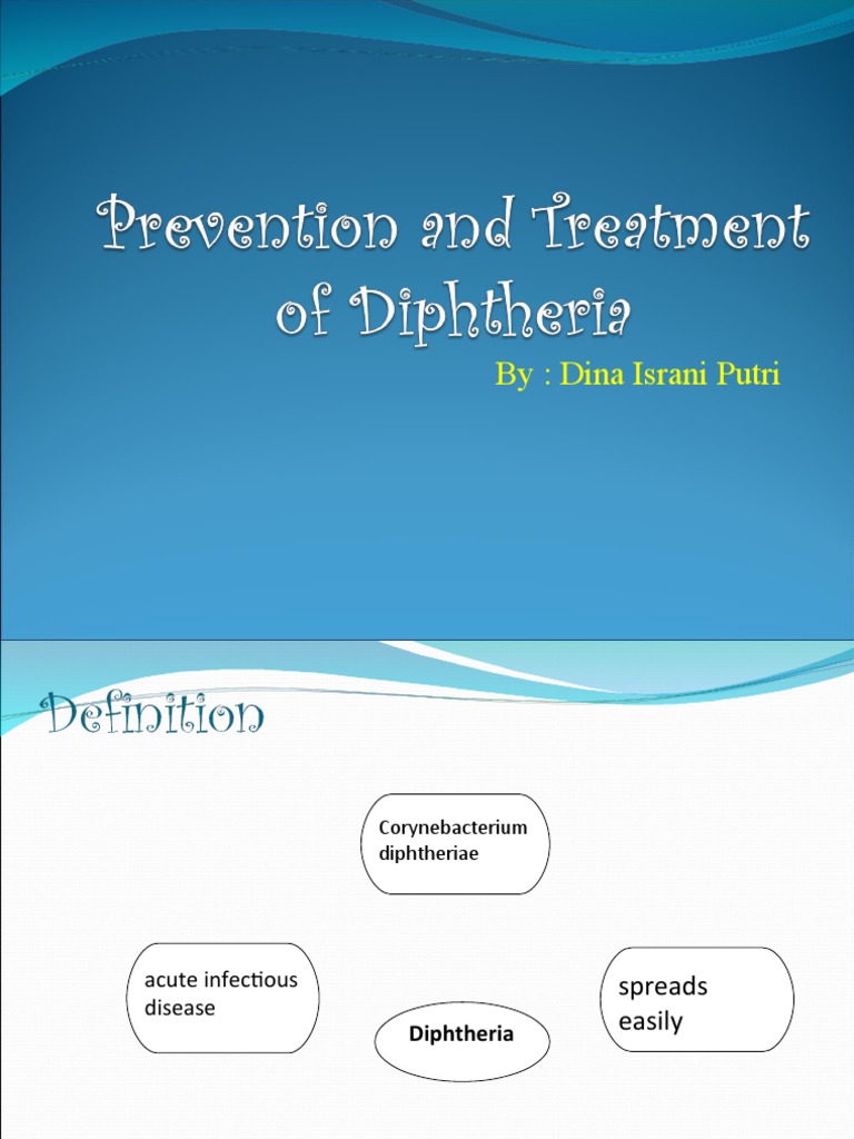 Difteri Power Point | PDF | Medical Specialties | Clinical Medicine