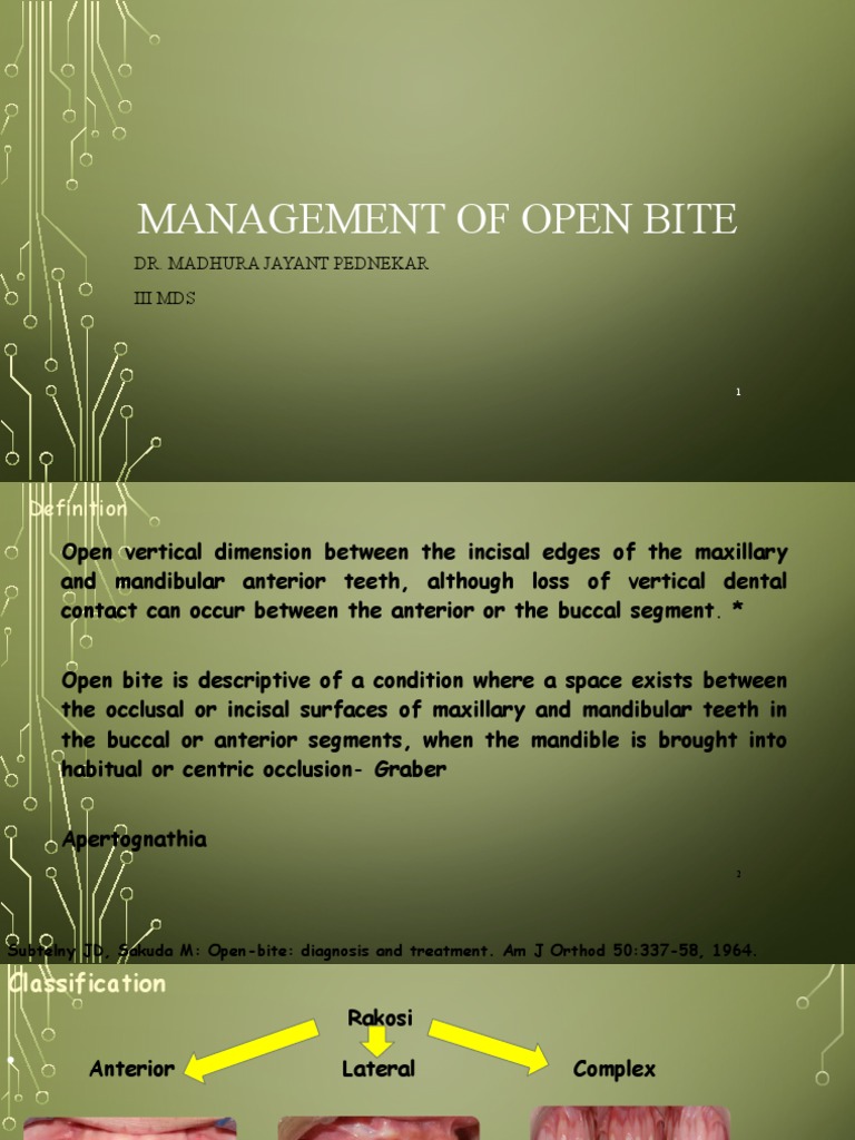 MJP 2 Open Bite | PDF | Human Head And Neck | Health Sciences