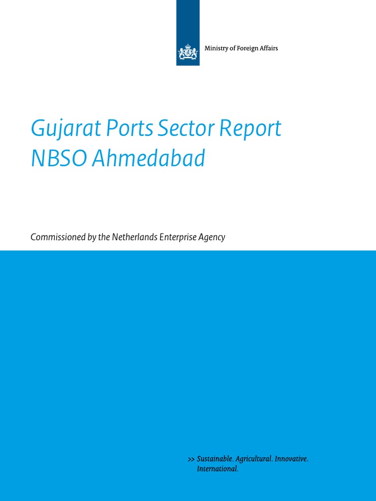 Gujarat-Ports Sector Report | PDF | Port | Economy Of India