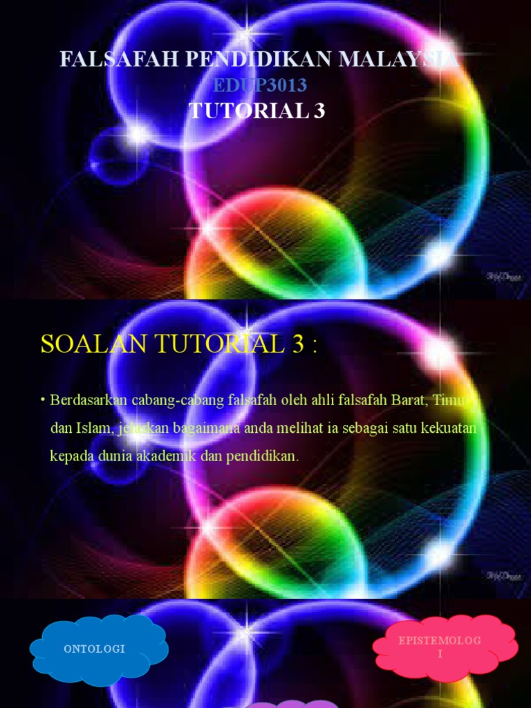 Tutorial - 3 Cabang-Cabang Falsafah | PDF