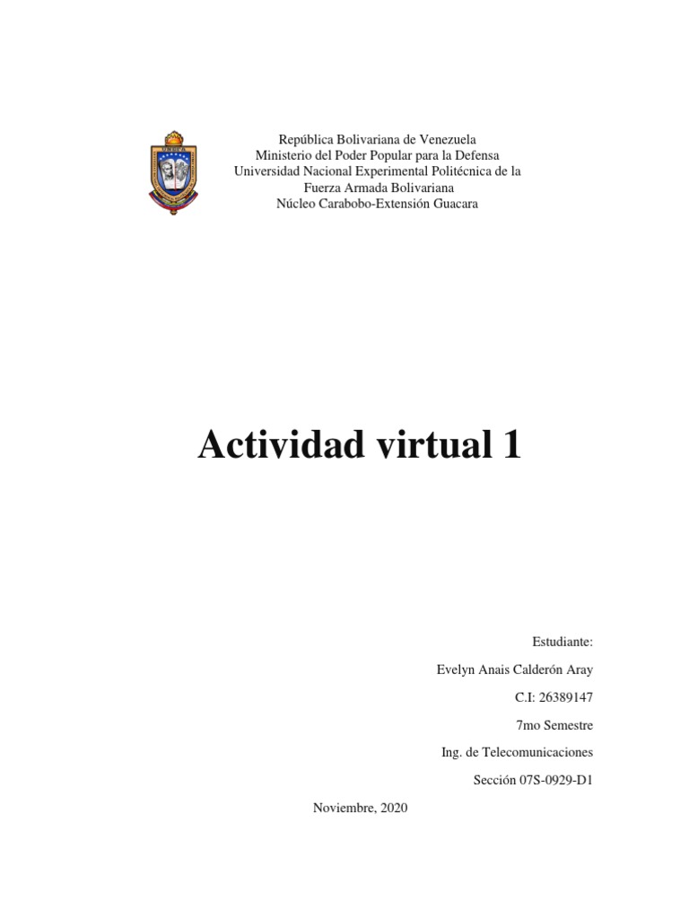 Actividad Virtual 1 | PDF | Conocimiento | Experimentar
