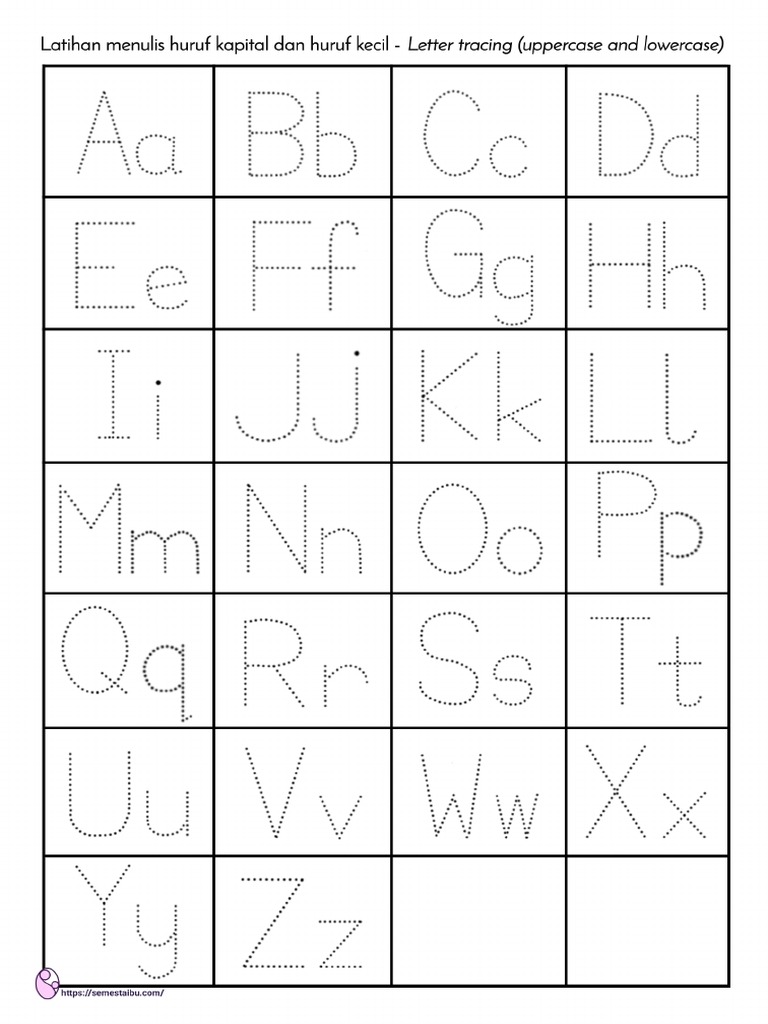 Lembar Kerja Anak TK Menulis 03 | PDF