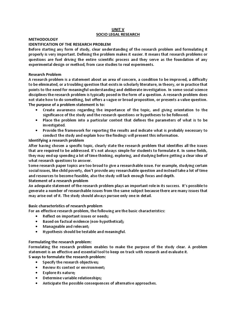 Socio Legal Research | Download Free PDF | Hypothesis | Scientific Method