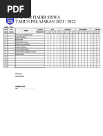 Contoh Jadwal Home Visit | PDF