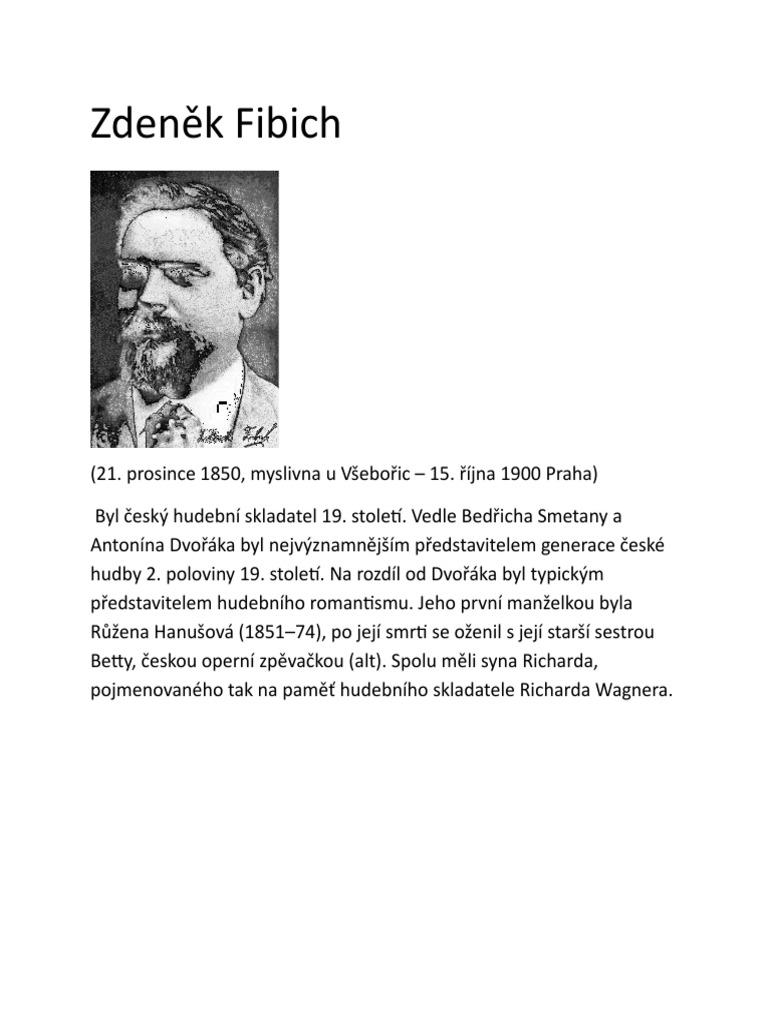 Zdeněk Fibich | PDF