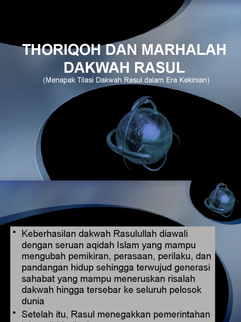 Dakwah Rasul: Fase dan Marhalah Utama | PDF | Agama & Spiritualitas ...