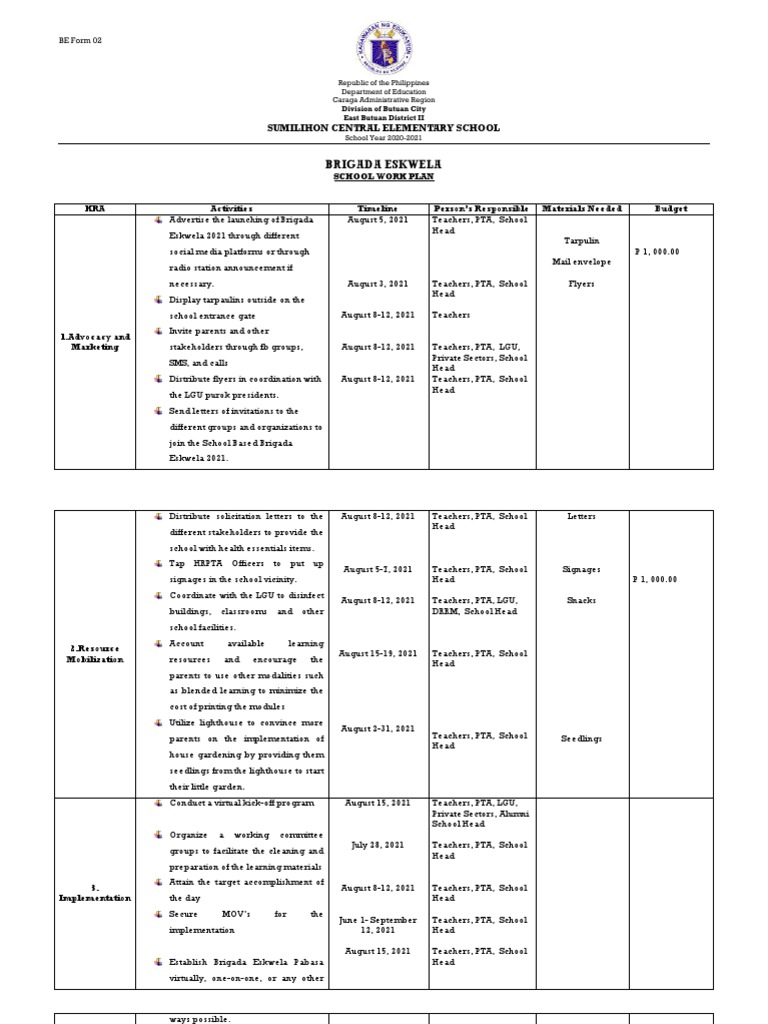 BE Form 2 - 2021-2022 | PDF
