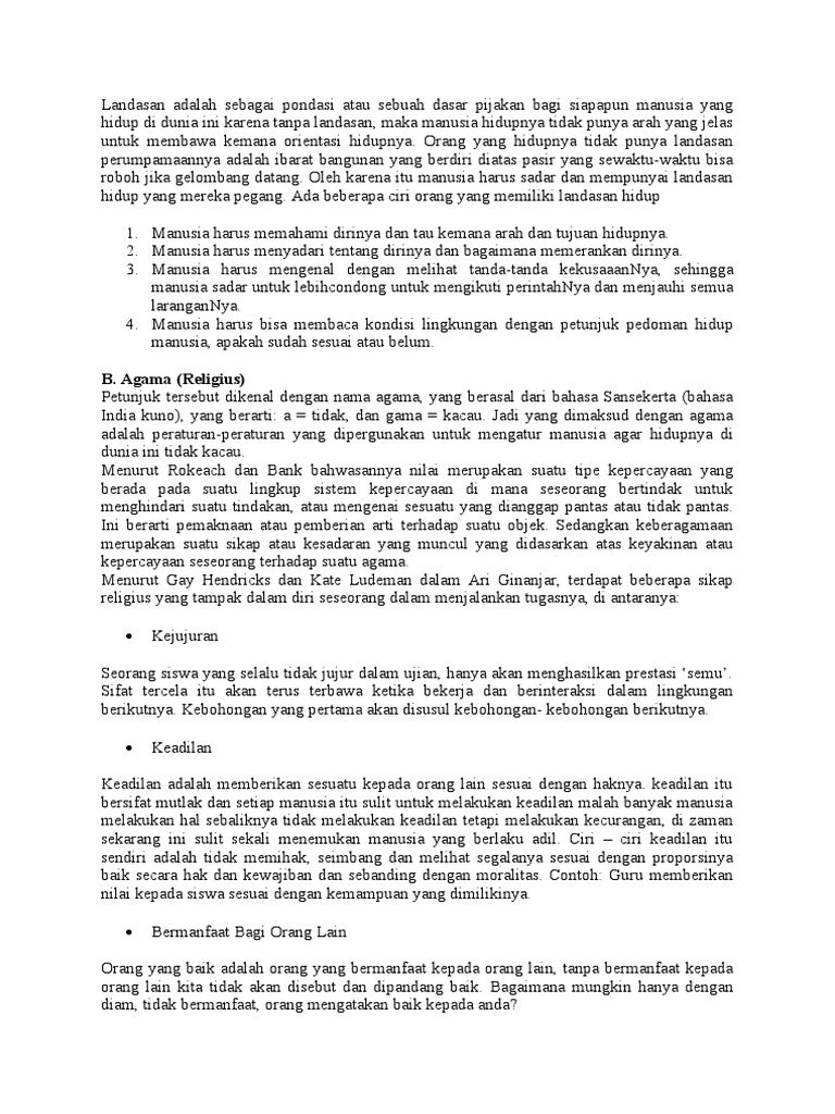 Pengembangan Sikap Religius | PDF | Pengembangan Diri