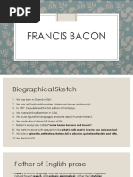 Of Studies: By: Francis Bacon | PDF | Francis Bacon | Science