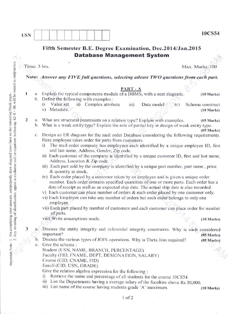 Database Management Systems | PDF