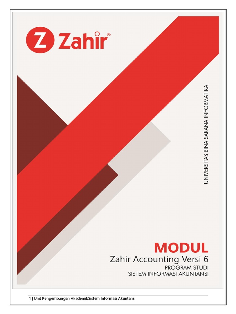 Modul Zahir Accounting Versi 6 - Maret 2021 | PDF
