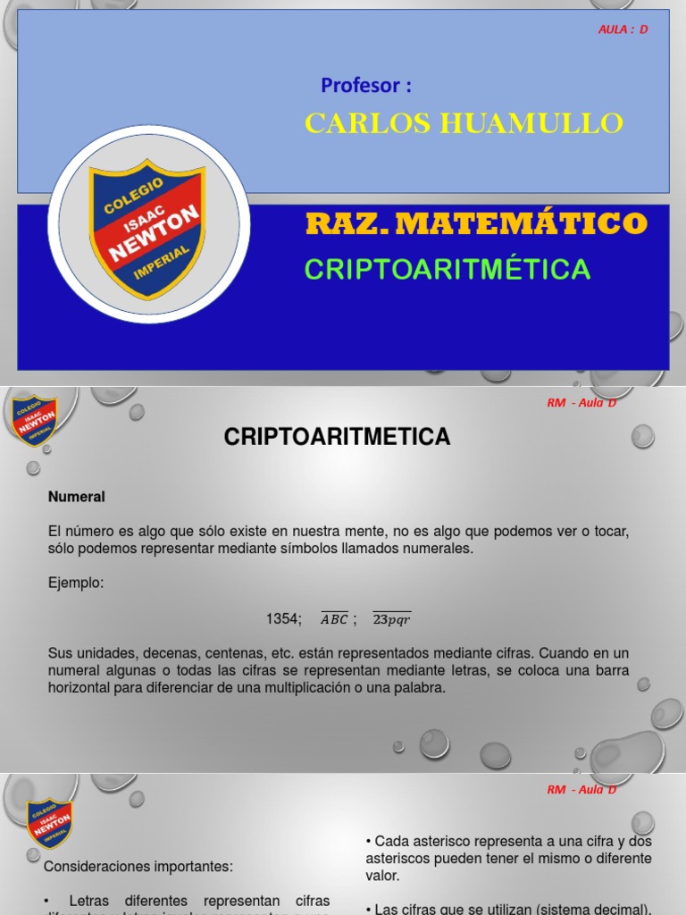 RM D 03-06-2021 Criptoaritmetica | PDF | Codificaciones | Ingeniería Informática