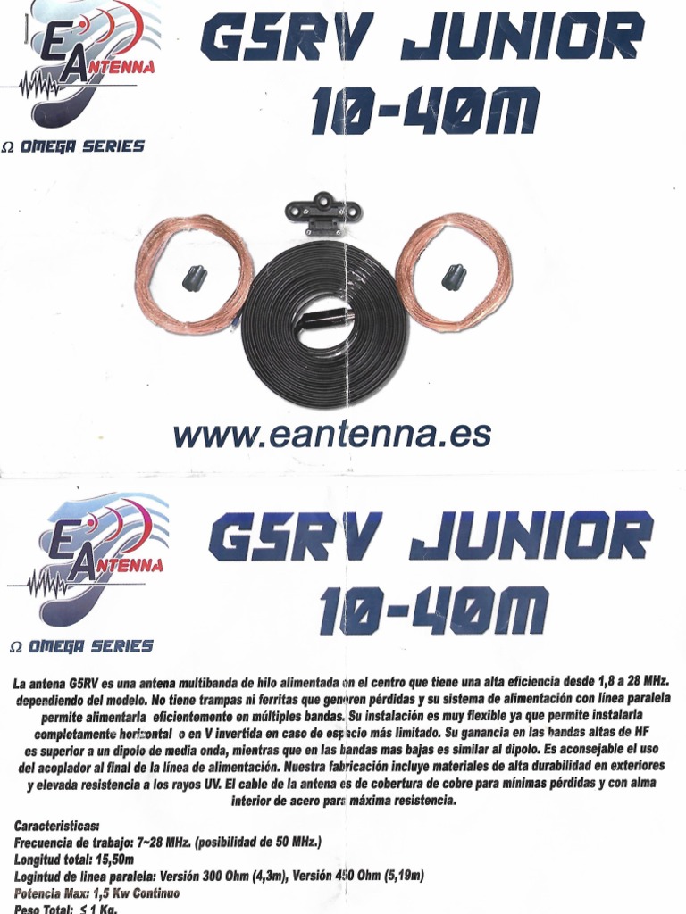 g5rv Junior Eantenna | PDF