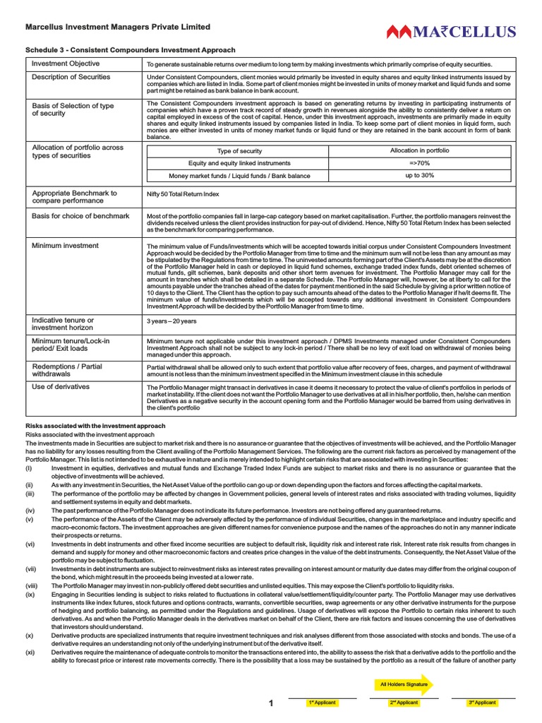Ma'Cellus: Marcellus Investment Managers Private Limited | PDF ...