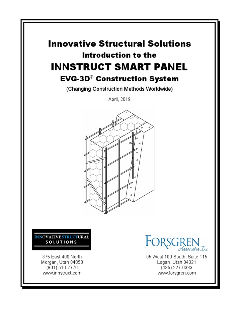 Innstruct Smart Panel: Innovative Structural Solutions | PDF | Concrete ...