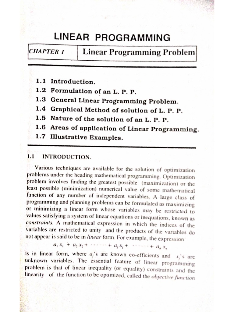 1.LPP Problems | PDF