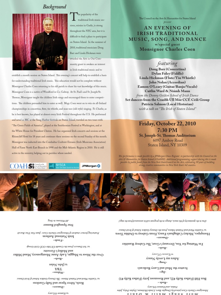 Program Irish | PDF | Western European Music | English Language Music