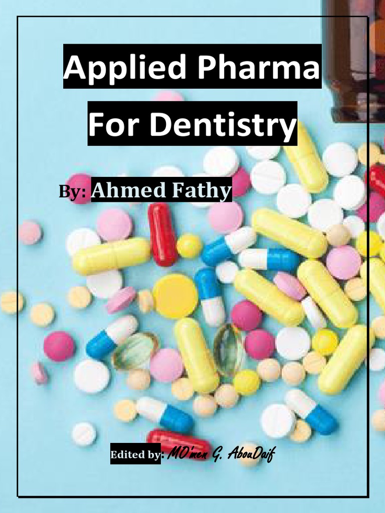 Applied Pharma For Dentistry | PDF