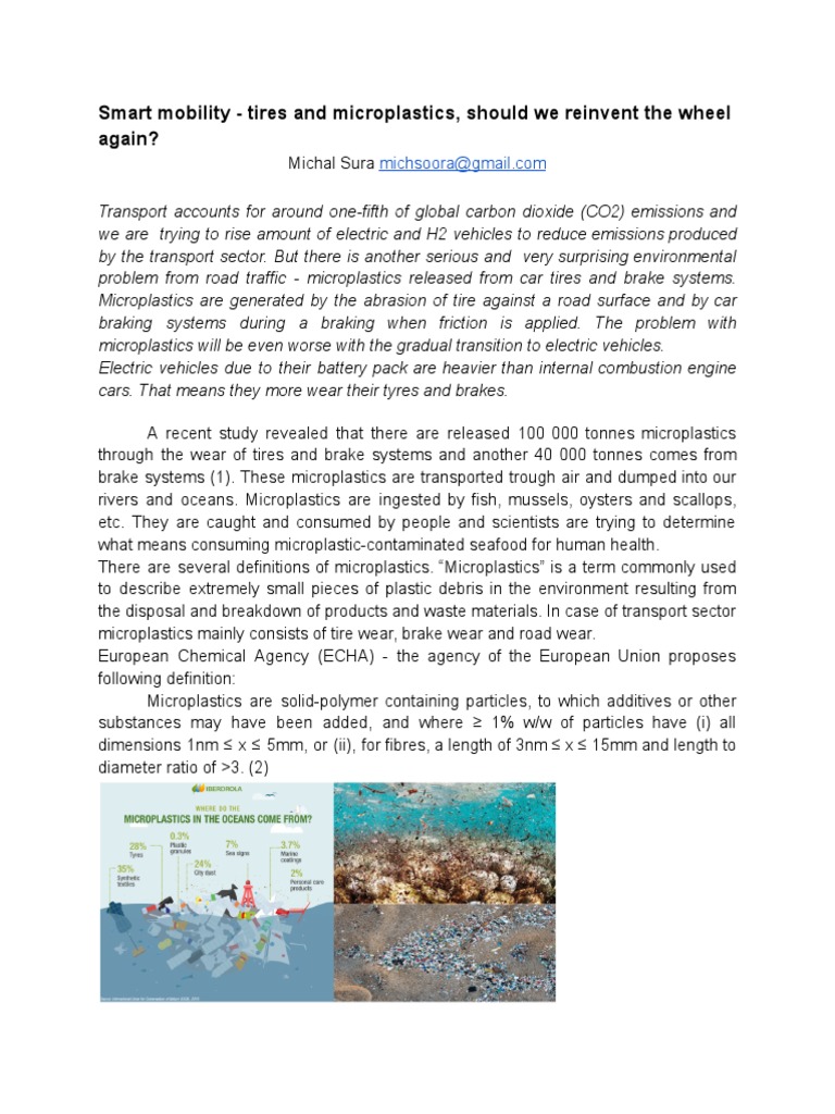 Microplastics from Tires: Environmental Impact | PDF | Natural Rubber ...