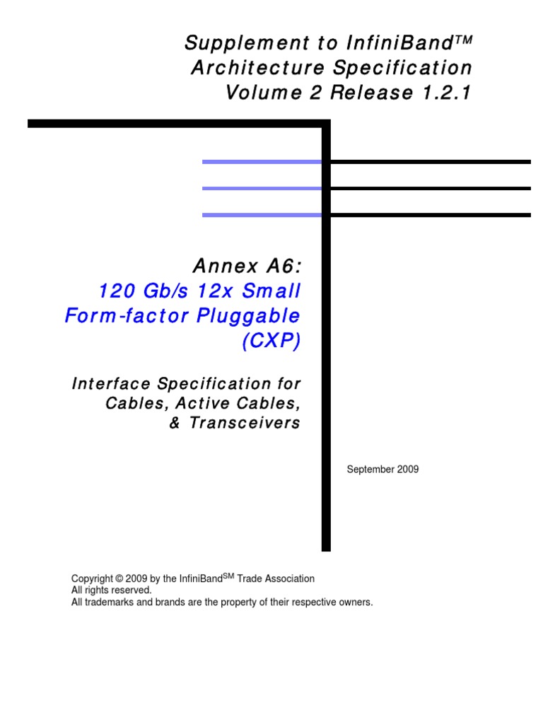 CXP Spec Release | PDF | Electrical Connector | Transmission Medium