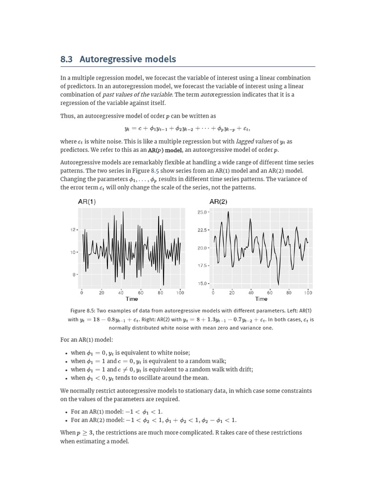 8.3 Autoregressive Models - Forecasting - Principles and Practice (2nd ...