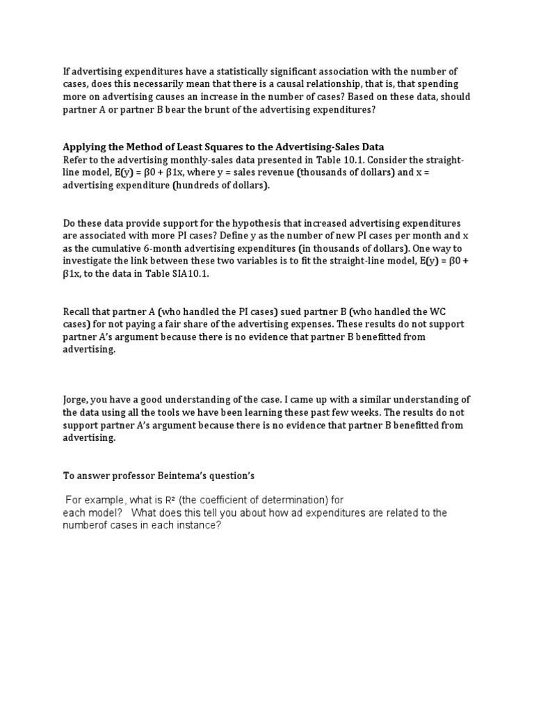 Math 533 Week 6 - Case Summary | PDF