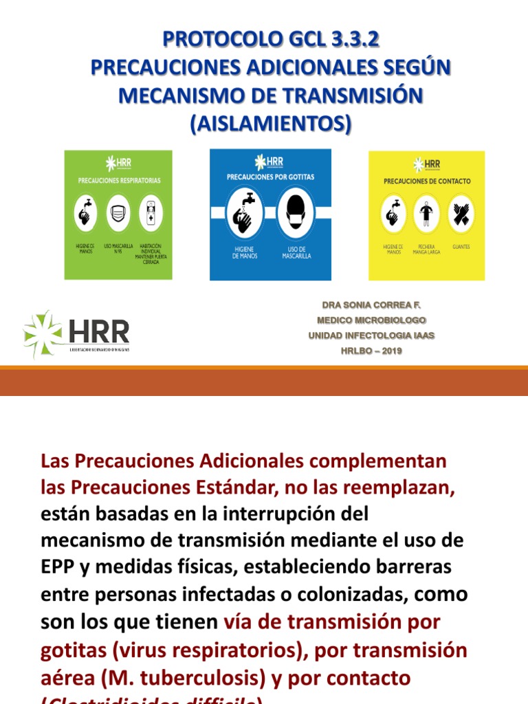 Protocolo Precauciones Adicionales | PDF | Infección | Lavado de manos