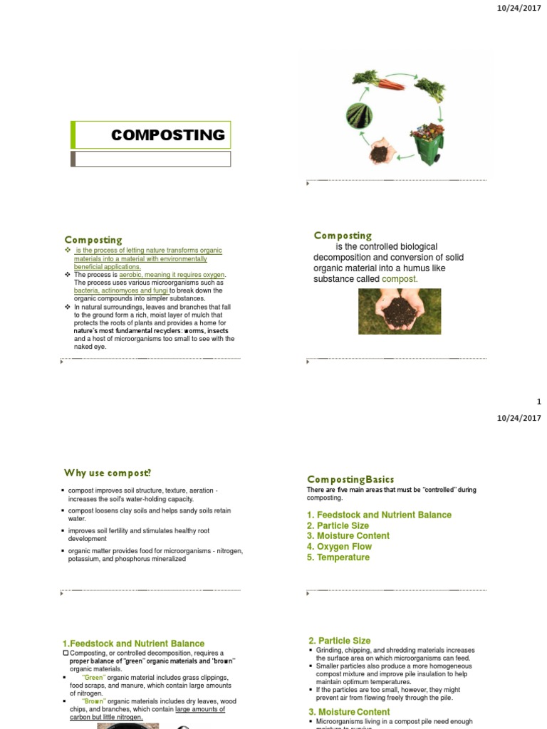 COMPOSTING | PDF | Compost | Soil