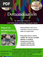 Demonetization Project Class12 Economics | PDF