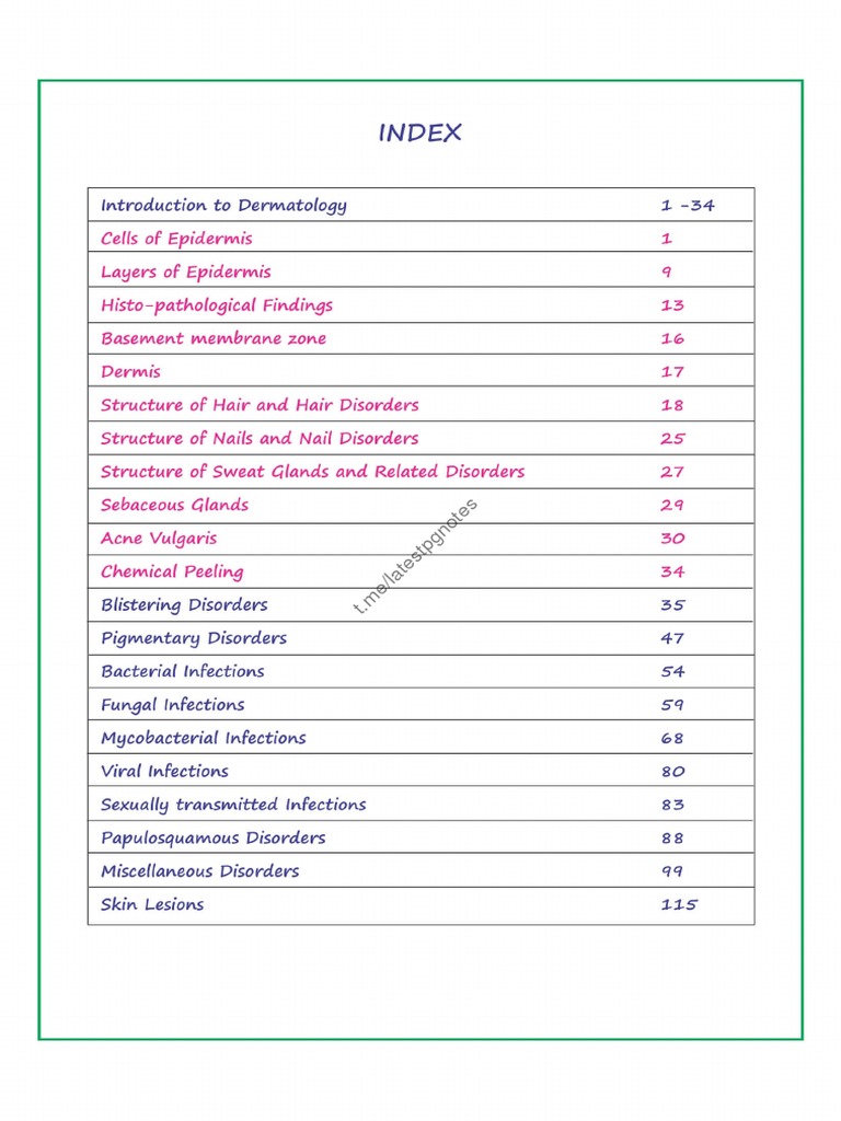 Dermatology Prepladder 2020 | PDF