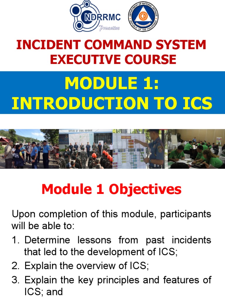Module 1 - Introduction To ICS | PDF | Incident Command System | Business