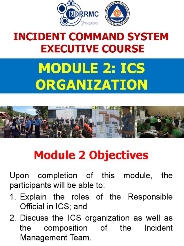 Module 2 - ICS Organization | PDF | Incident Command System | Staff ...