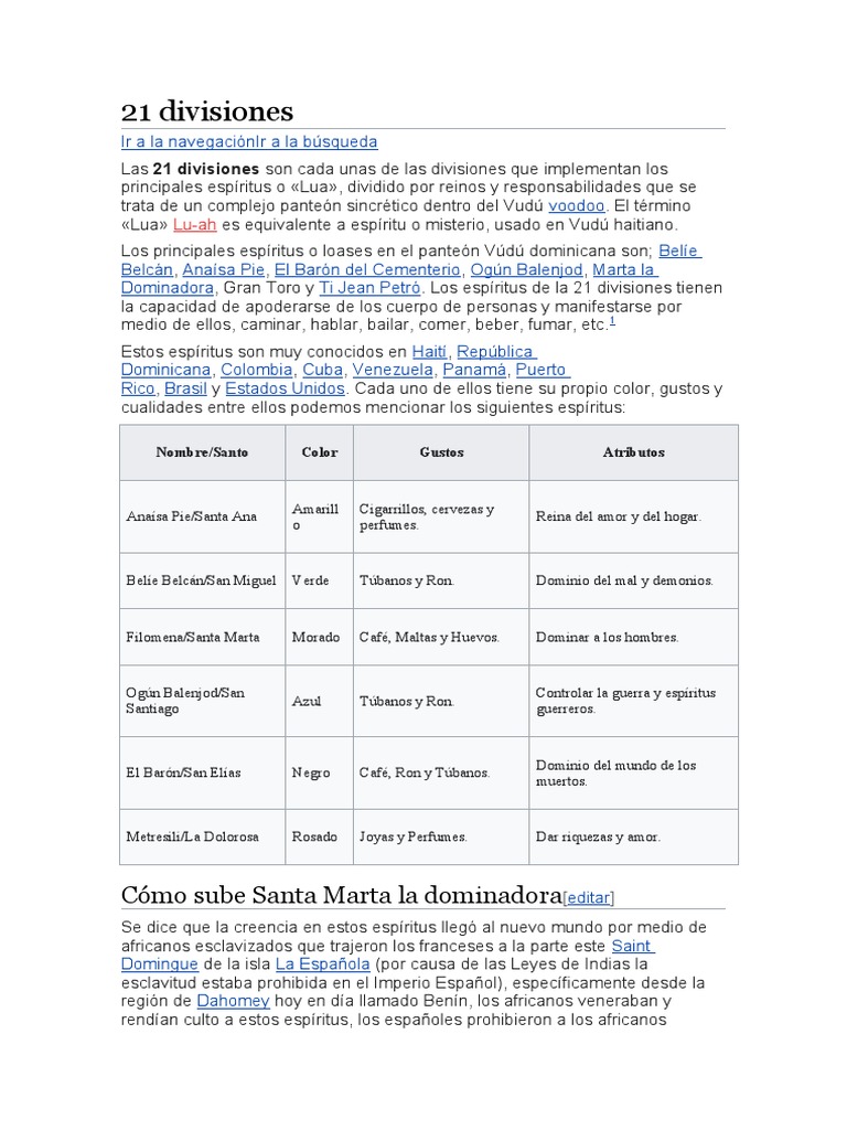 21 Divisiones | PDF | Américas | Haití