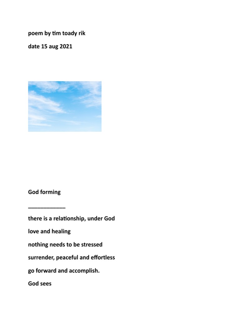 God Forming | PDF