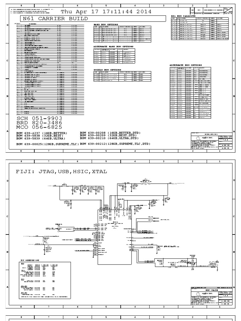Iphone 6 PLUS Schematics - 1197859924 | PDF | Electrical Engineering ...