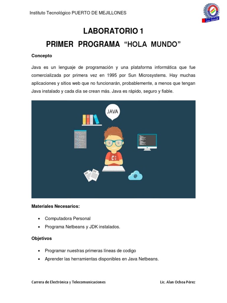 Labo 1 Java Netbeans | PDF | Java (lenguaje de programación) | Aplicaciones y software