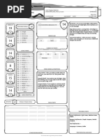 Mörk Borg - Core - Character Sheet - Printer Friendly PDF | PDF