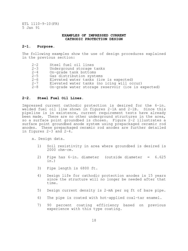 Cathodic Protection Design | PDF | Electrical Resistance And ...
