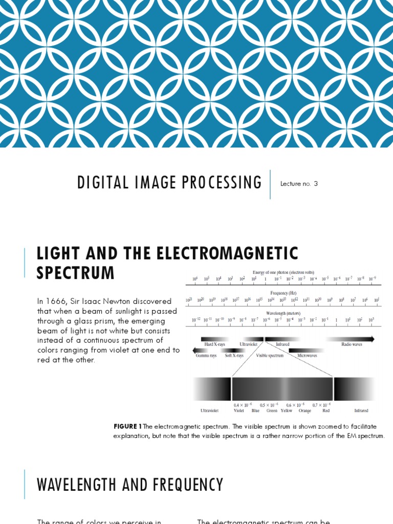 DIGITAL Image Processing 3 | PDF | Electromagnetic Spectrum ...