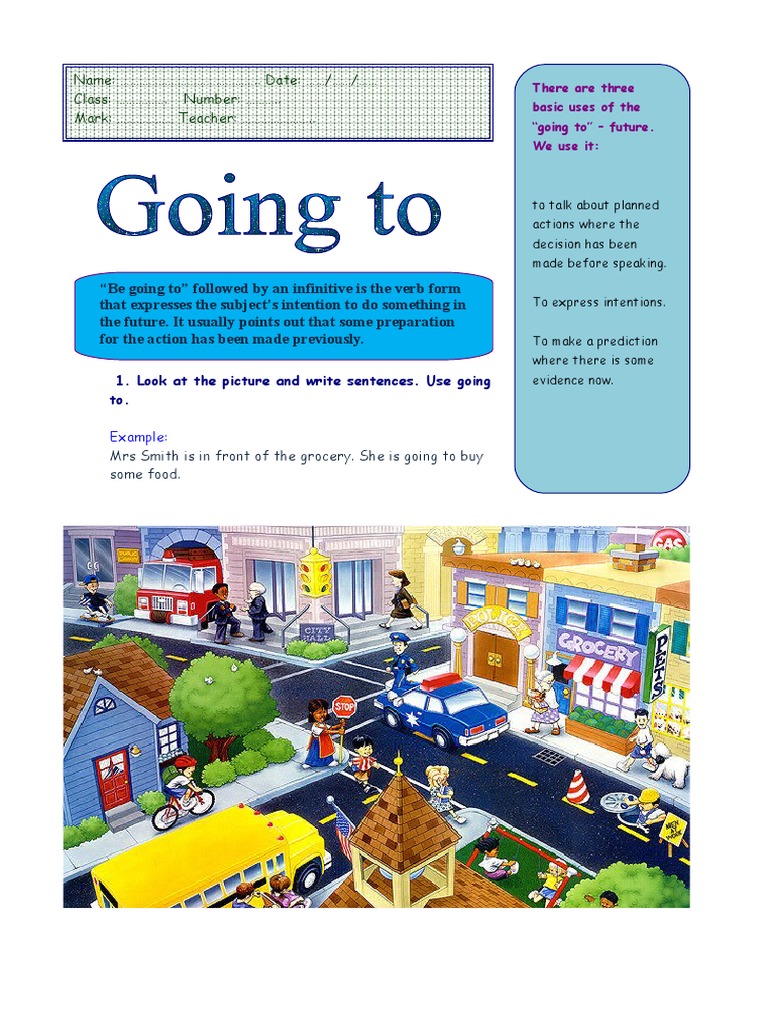 Name: .. Date: / / Class: . Number: .. Mark: Teacher: . | PDF | Verb ...