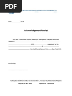 Acknowledgement Receipt Template | PDF