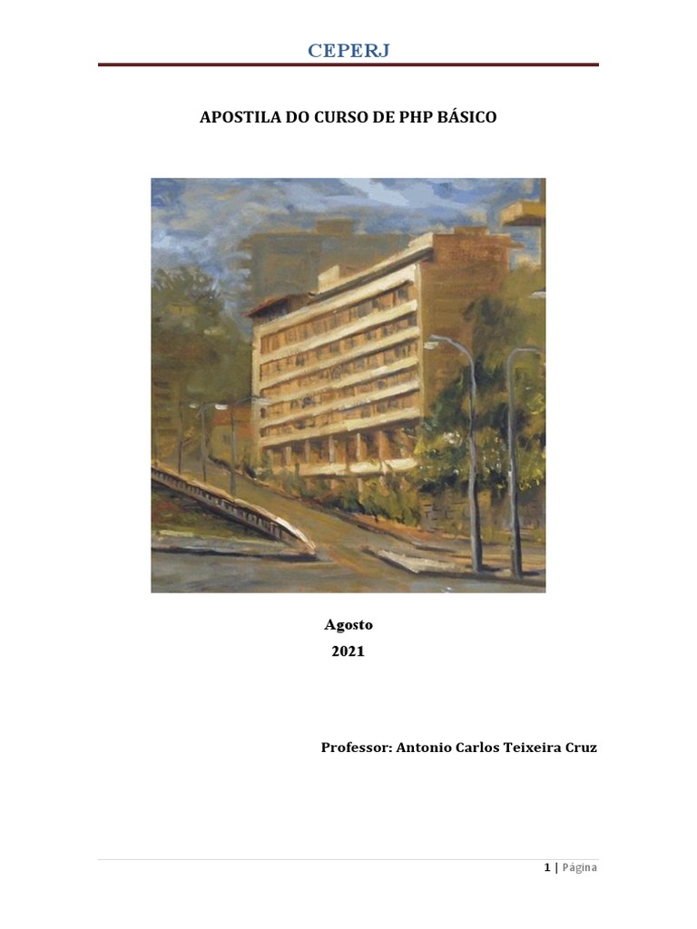 Apostila 1 - Instalando o Servidor Web Local | PDF | Protocolo de transferência de hipertexto ...