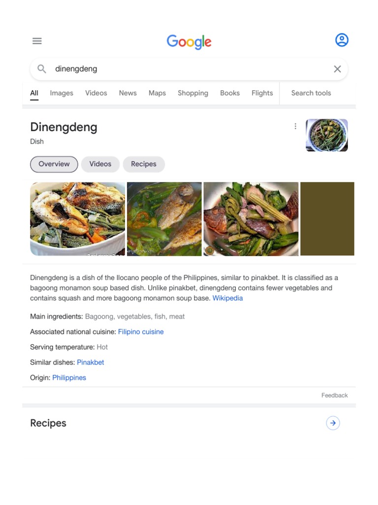 Ilocano Dinengdeng Dish Guide | PDF | Soup | Cooking