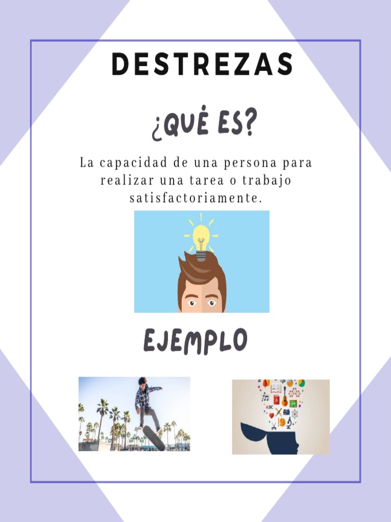 Definición y ejemplos de destrezas | PDF