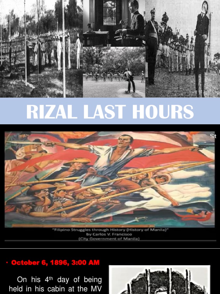 Rizal Last Hours | PDF | Philippines