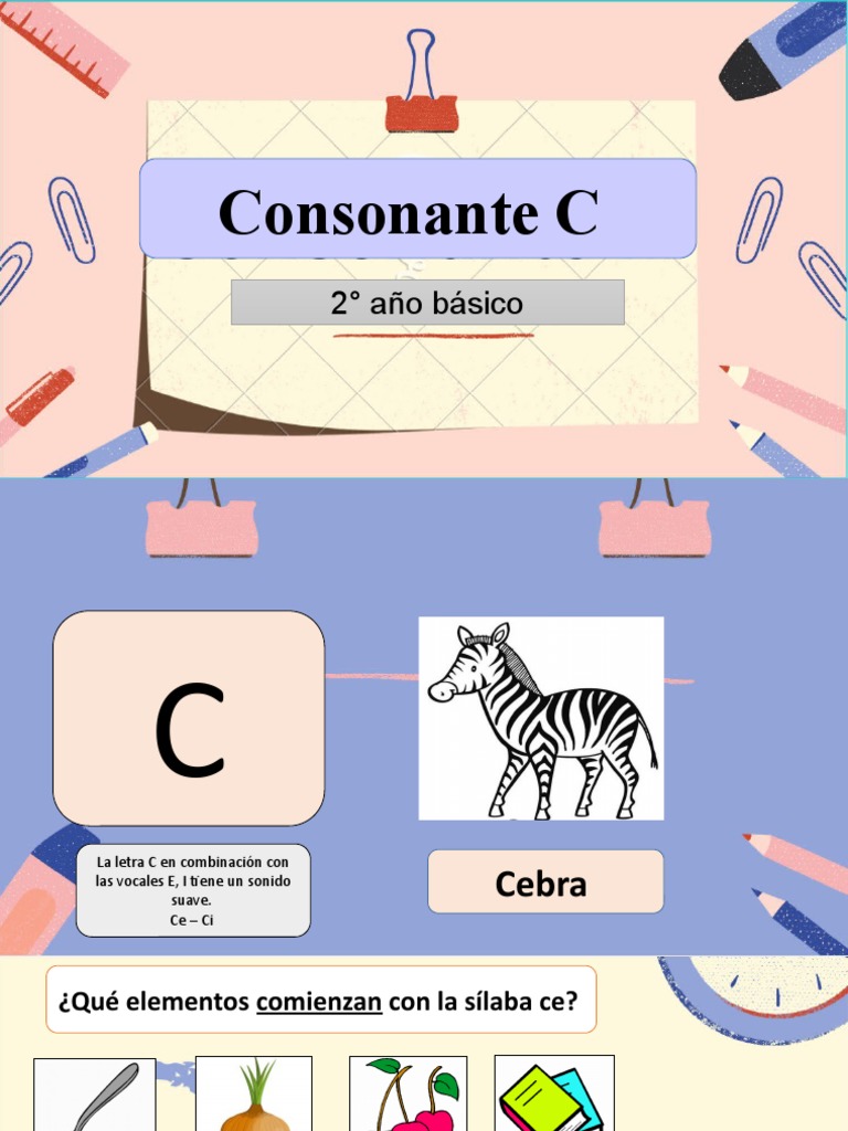 Consonante C - CE, CI | PDF